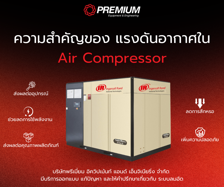 ความสำคัญของ แรงดันอากาศใน Air Compressor