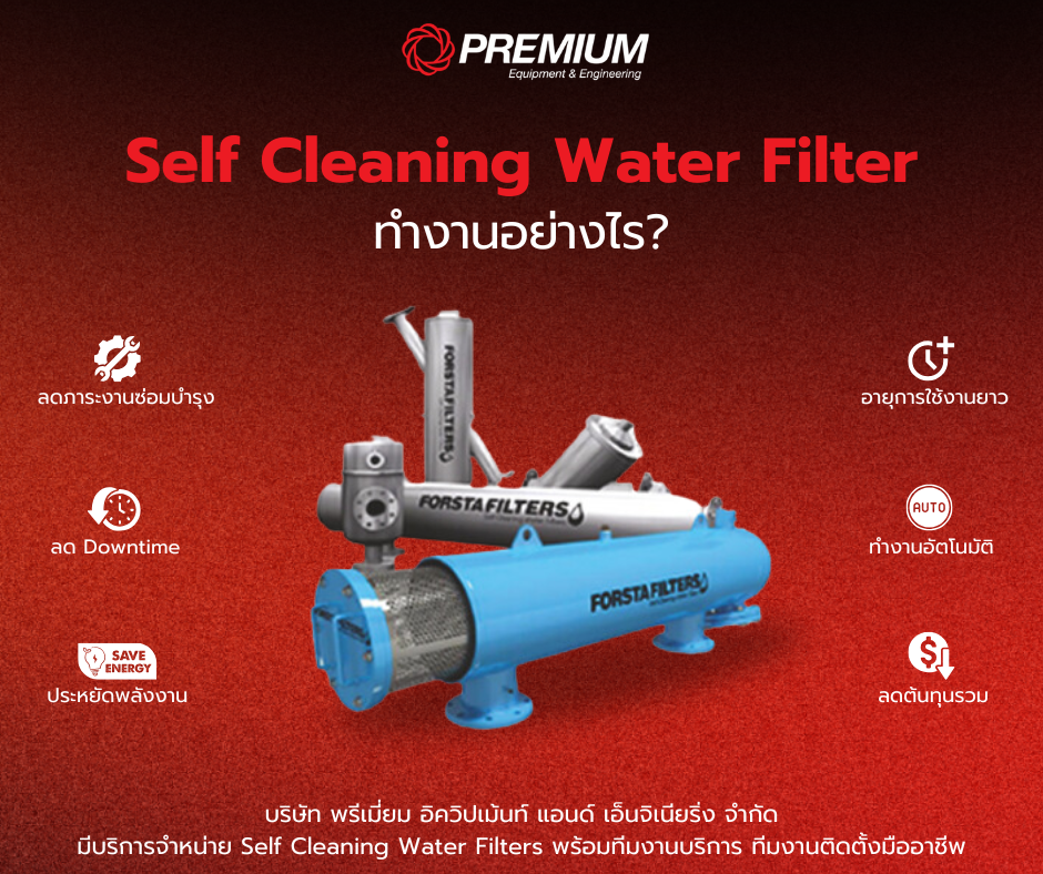 Self Cleaning Water Filter ทำงานอย่างไร?