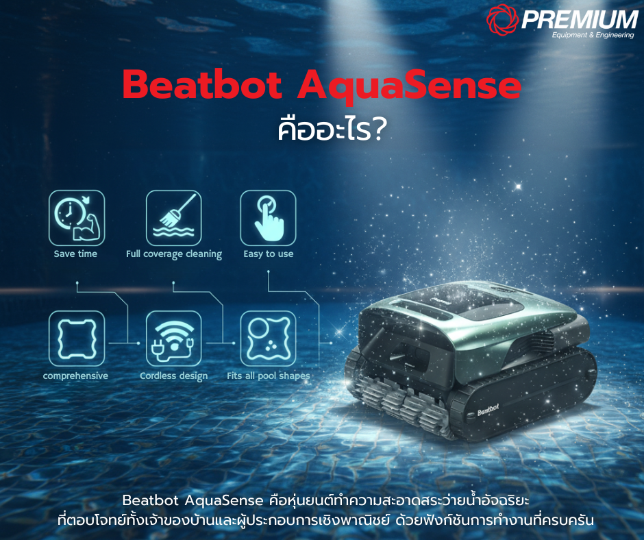 Beatbot AquaSense คืออะไร? หุ่นยนต์ที่ยกระดับการดูแลสระด้วย AI อัจฉริยะ